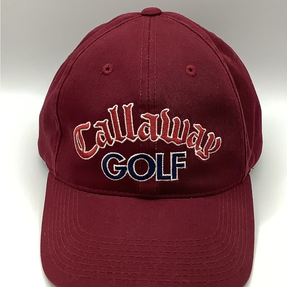 Callaway | Accessories | Callaway Vintage Style Golf Maroon Cap | Poshmark